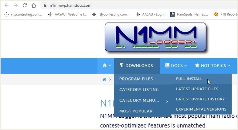 Download and Install N1MM Logger+ – rttycontesting.com